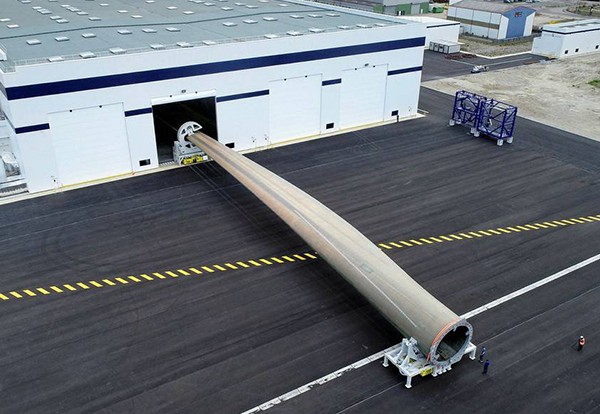 GE 12MW海上风电机型107米叶片发运！